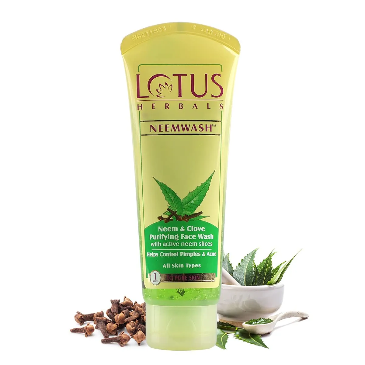 Lotus Herbals Neemwash Neem and Clove Ultra-Purifying Face Wash With ...